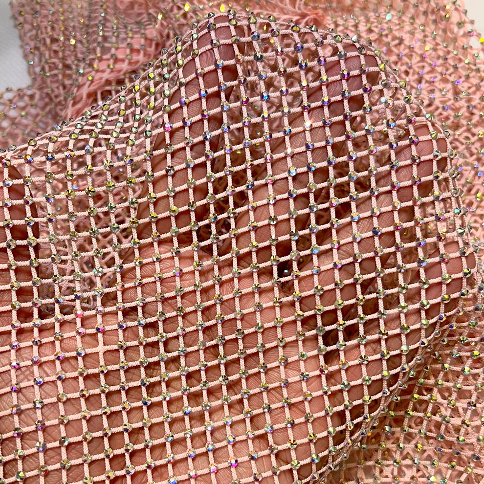 Premium Rhinestone Black Mesh Long Sleeves Top [Turtle Neck] – Haus of ...